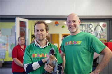 Play in Healthcare Week: Author Adam Kay visits Oxford Children’s ...